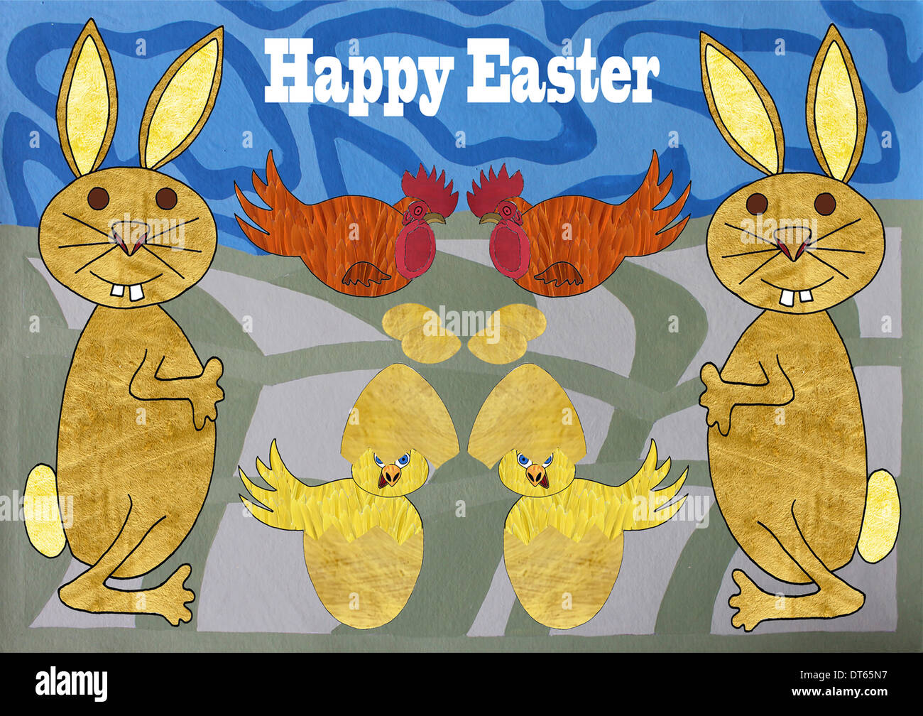 Beverley King West Yorkshire Europe Happy Easter Greetings Card Stock ...