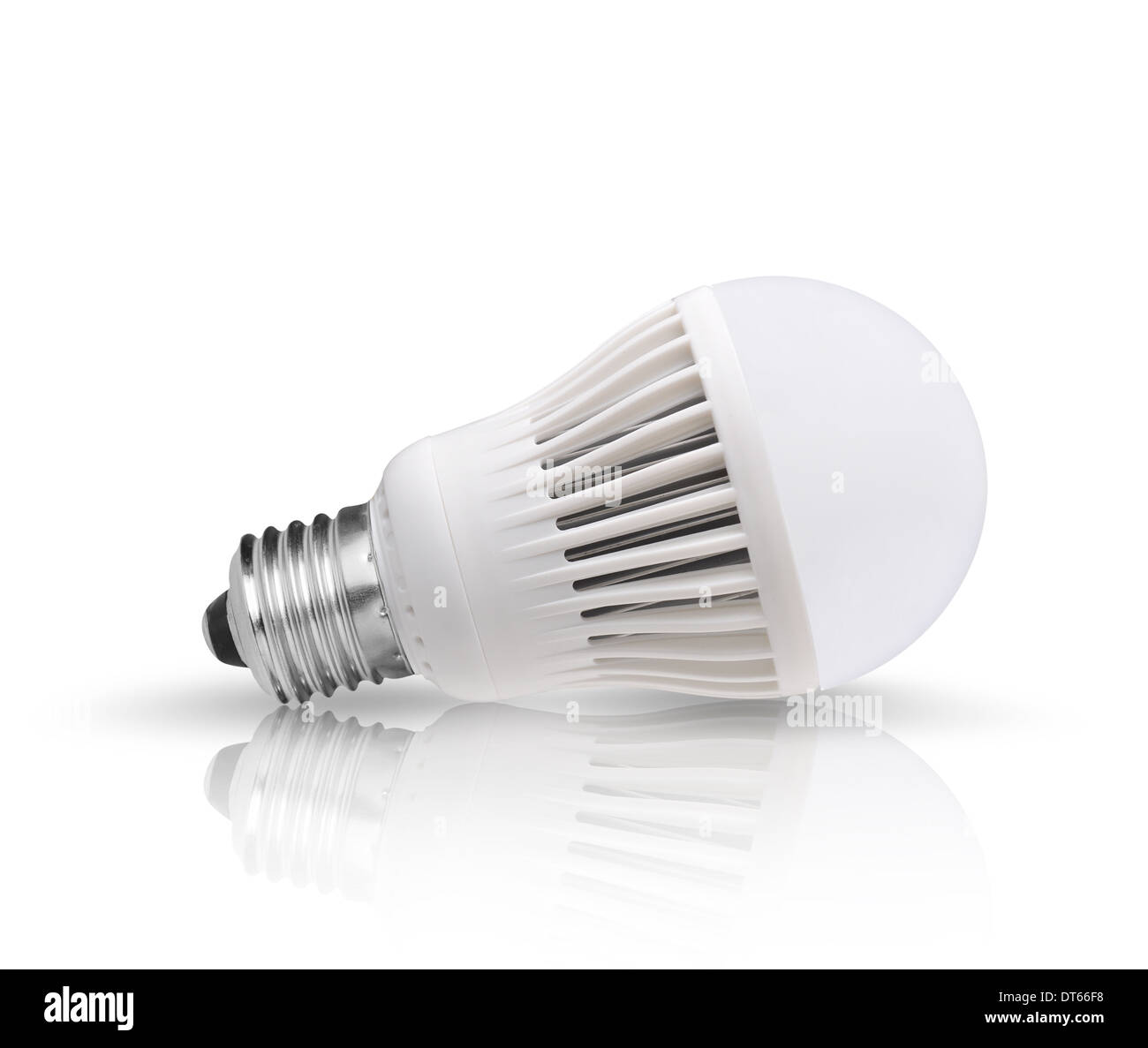 Led bulb with reflection on the ground Stock Photo - Alamy