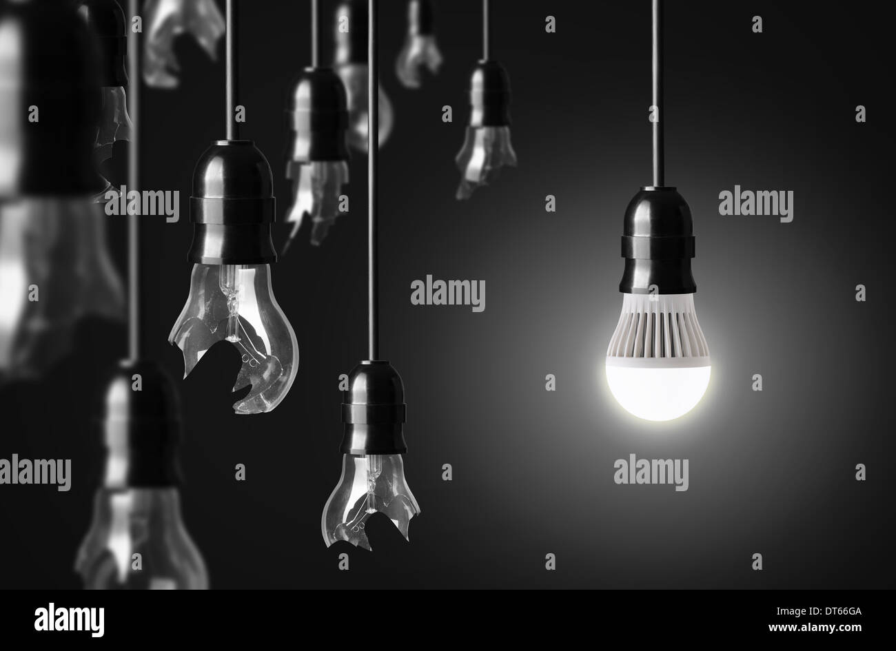 One filament bulb broken hi-res stock photography and images - Alamy