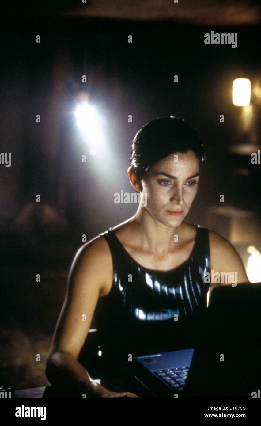 Matrix Matrix Trinity Carrie Anne Moss High Resolution Stock ...