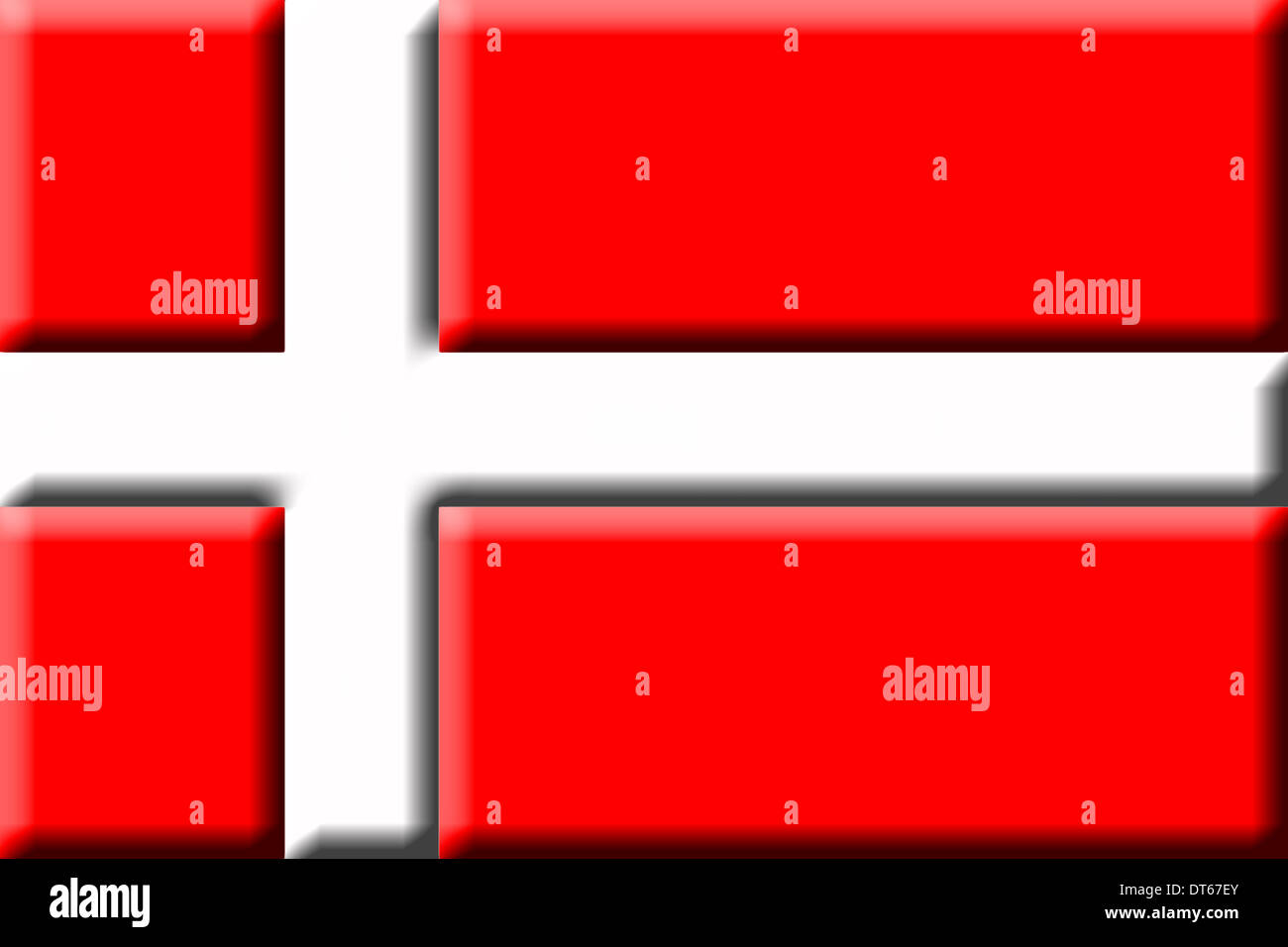 Denmark - national flag Stock Photo - Alamy