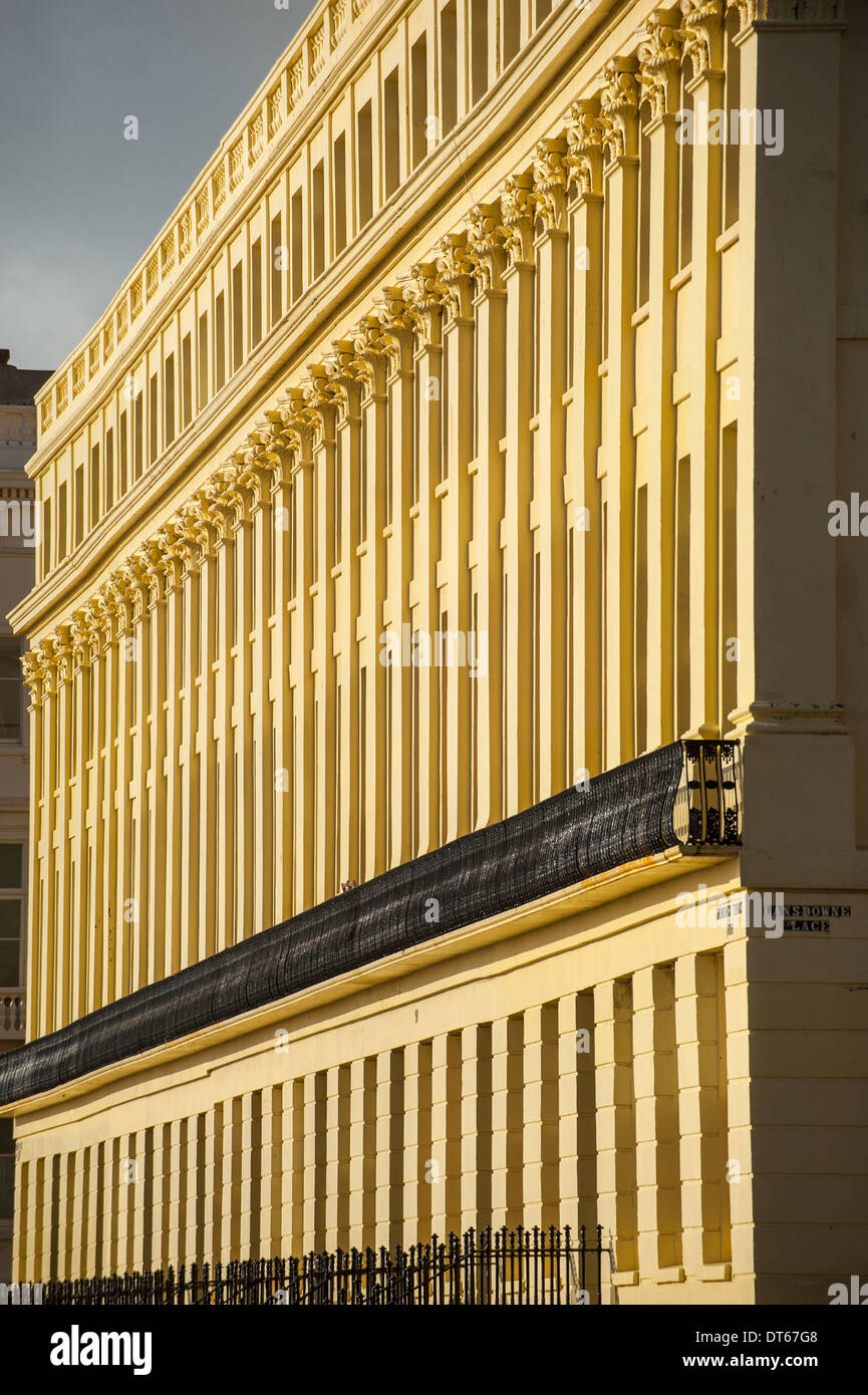 Brunswick Terrace, classical regency architecture on Hove seafront ...