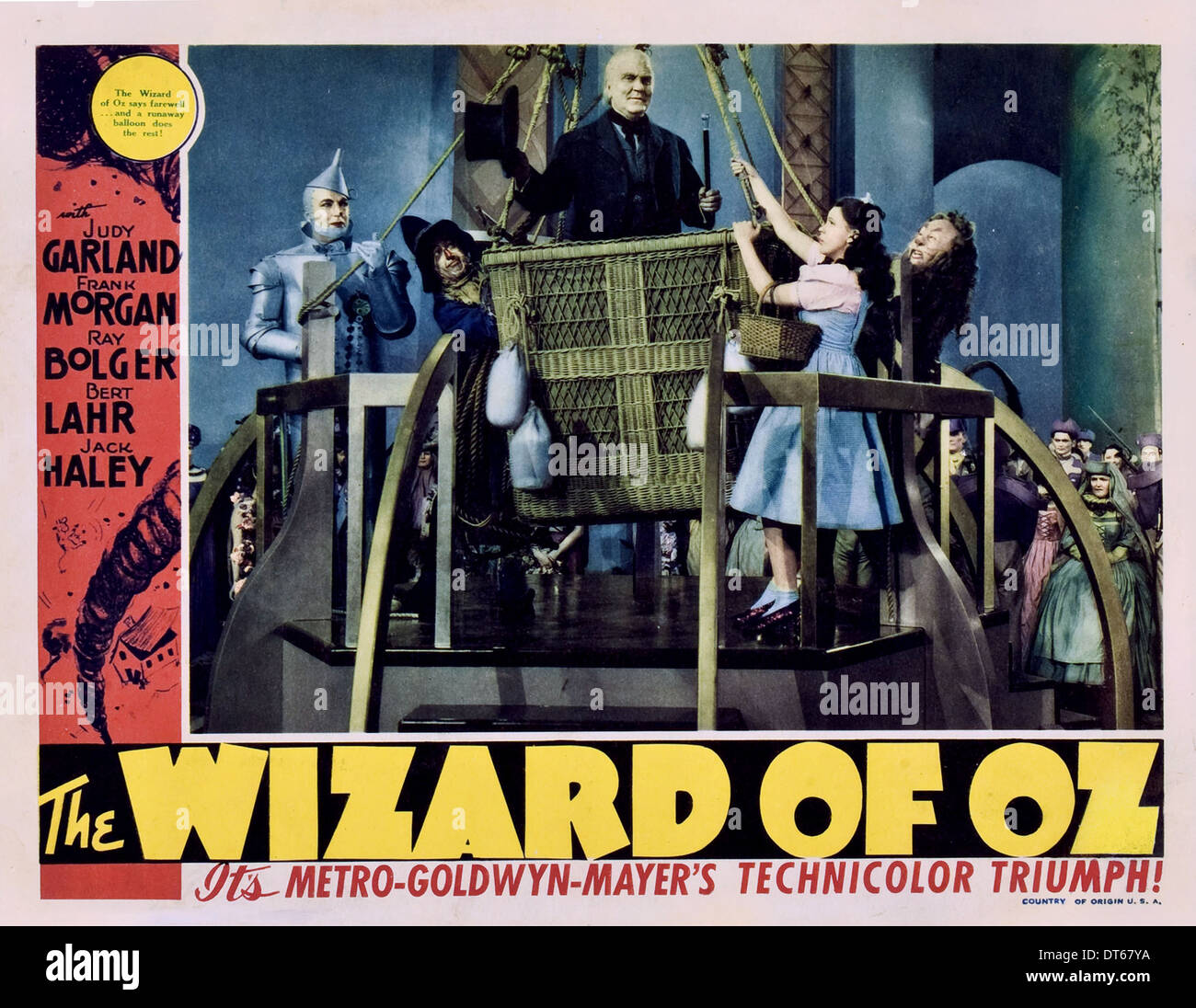 JACK HALEY, RAY BOLGER, FRANK MORGAN, JUDY GARLAND, BERT LAHR, THE ...