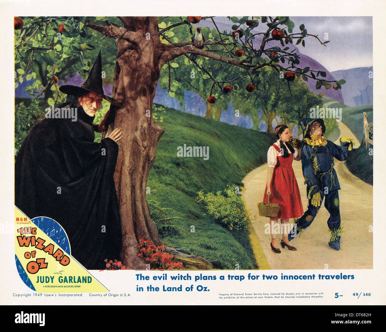 MARGARET HAMILTON, JUDY GARLAND, RAY BOLGER, THE WIZARD OF OZ, 1939 ...