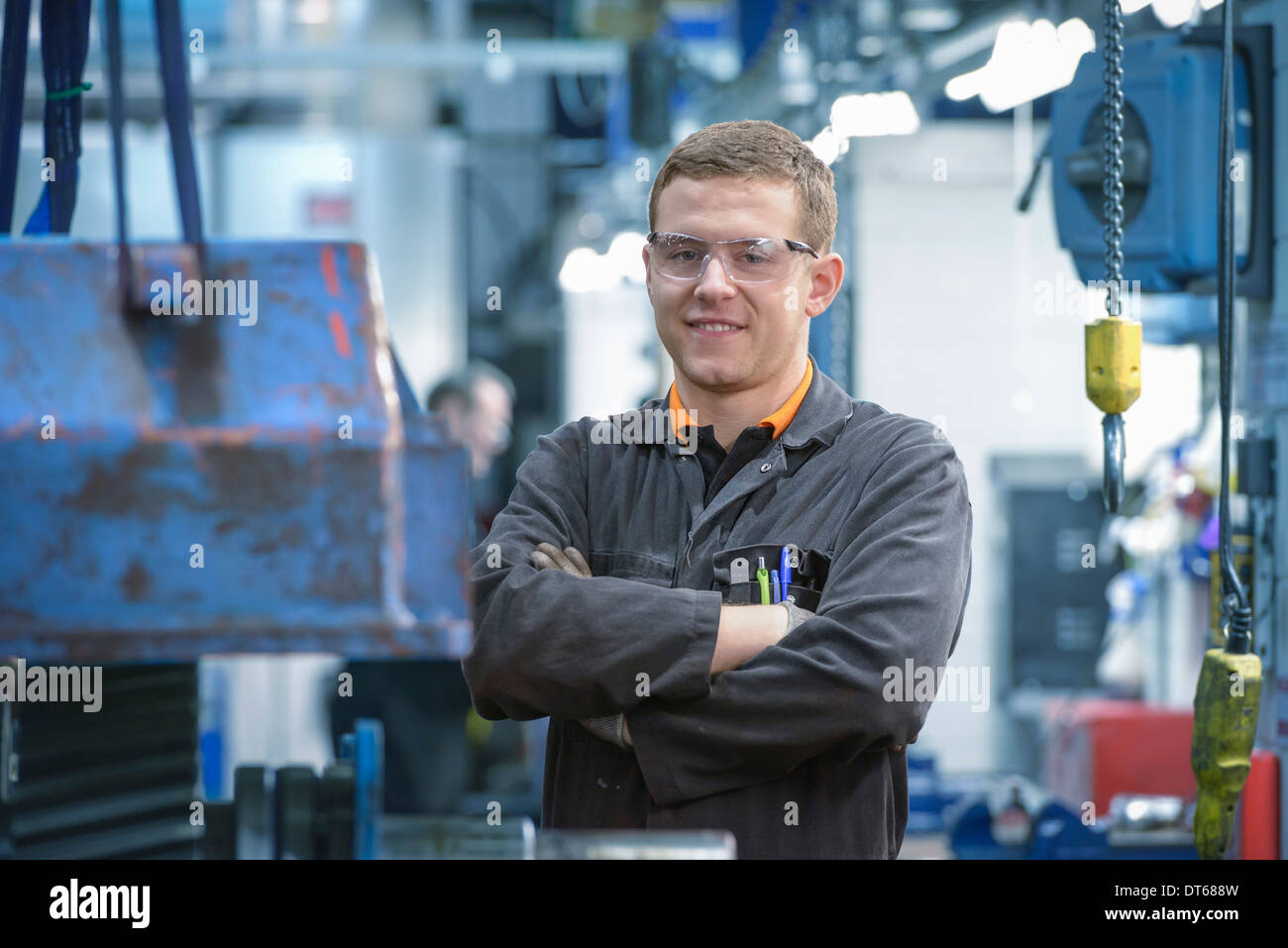 Trainee smiling hi-res stock photography and images - Alamy
