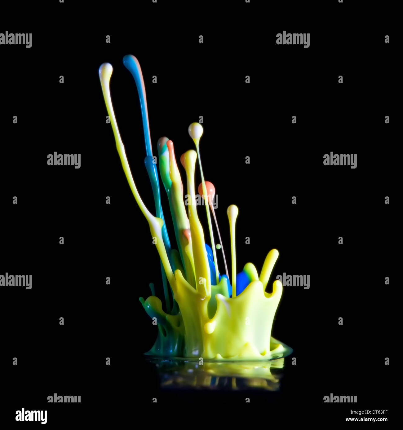 macro image of paint sculpture Stock Photo - Alamy