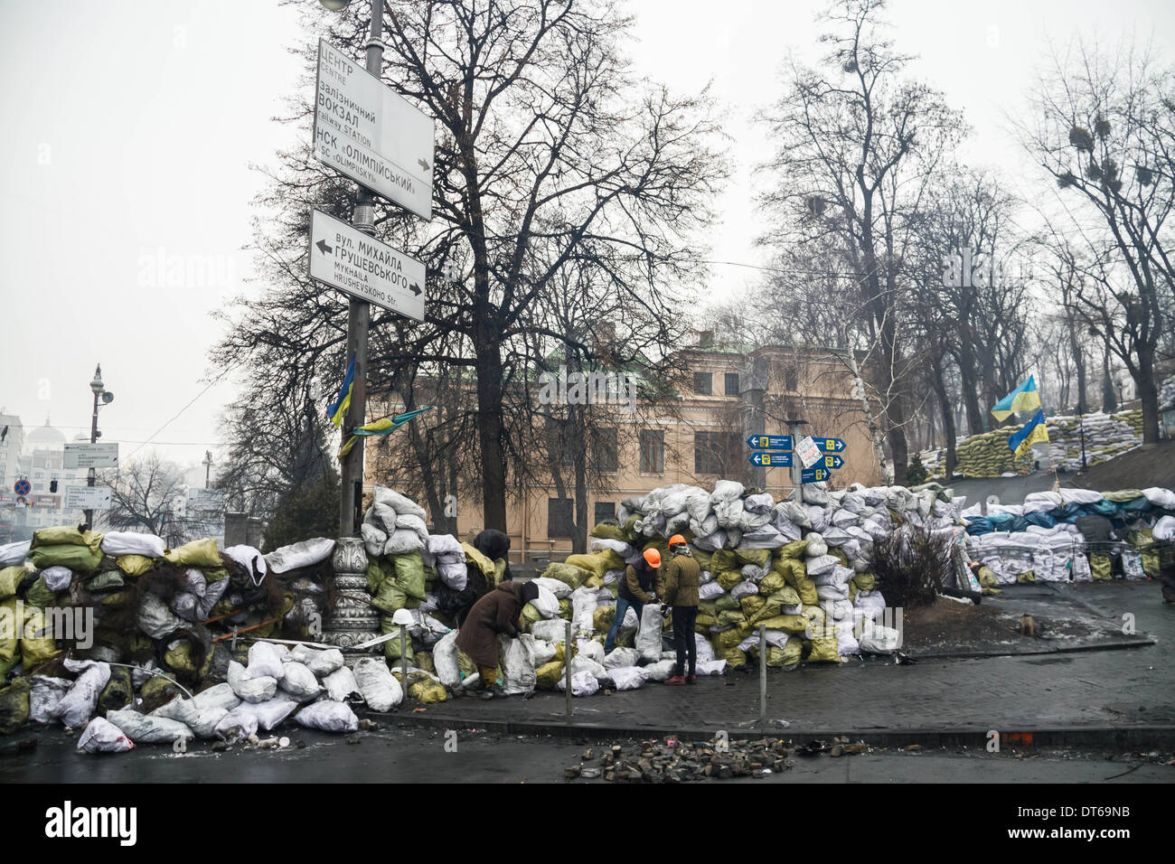 Euromaidan 2014 protests in Kiev, Ukraine Stock Photo - Alamy
