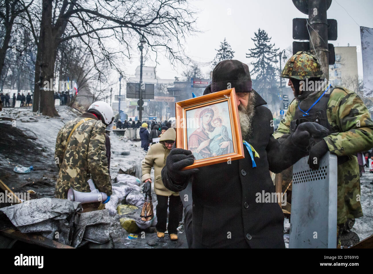 Ukraine Protests Priest