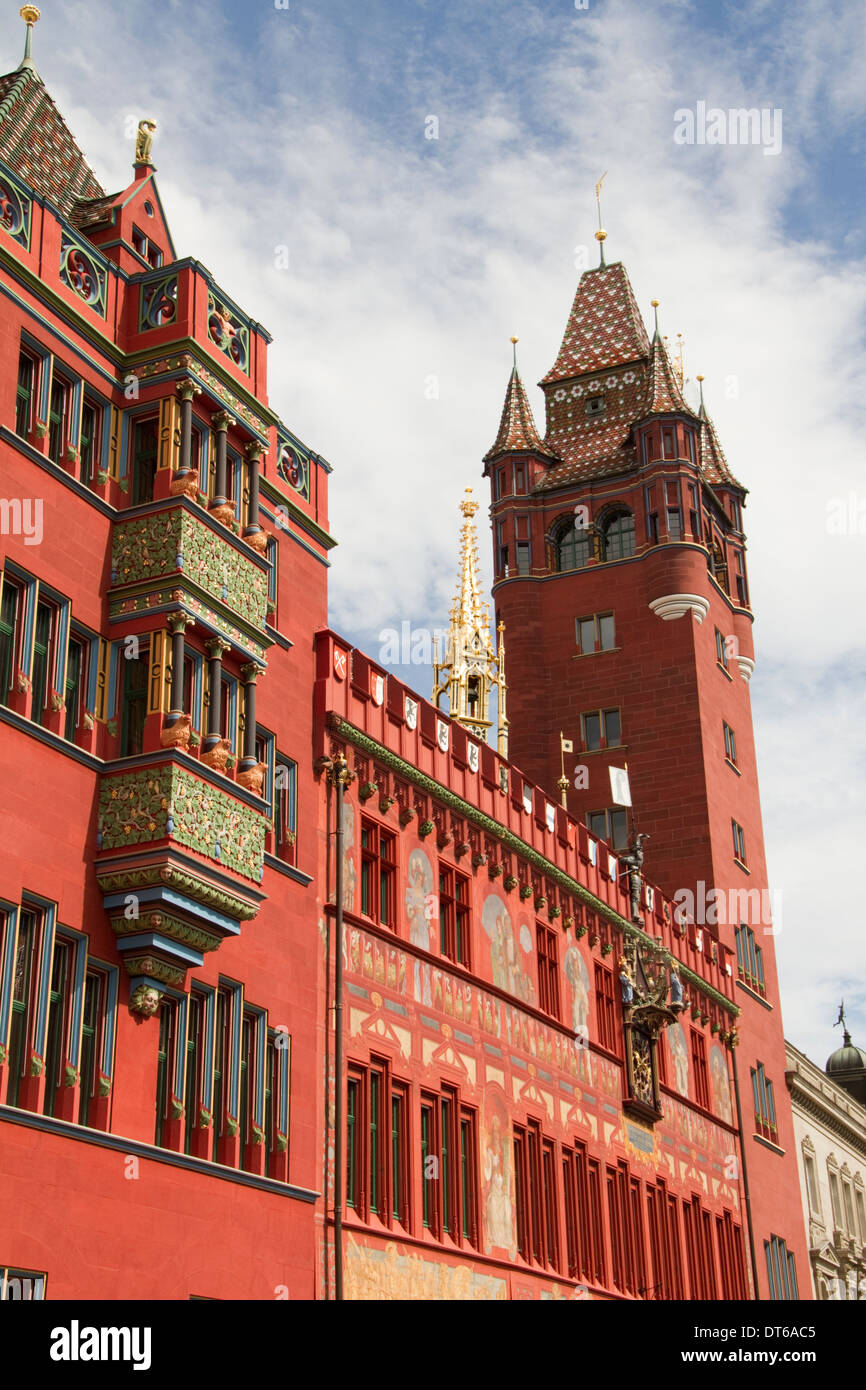 Basel town hall hi-res stock photography and images - Alamy