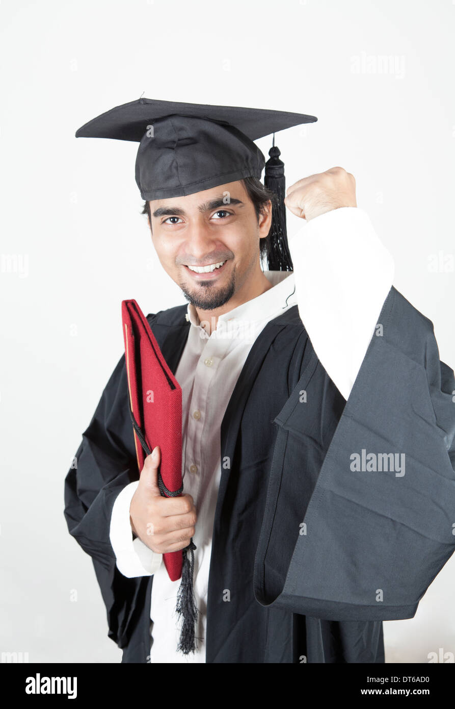 Indian boy graduation degree hi-res stock photography and images - Alamy