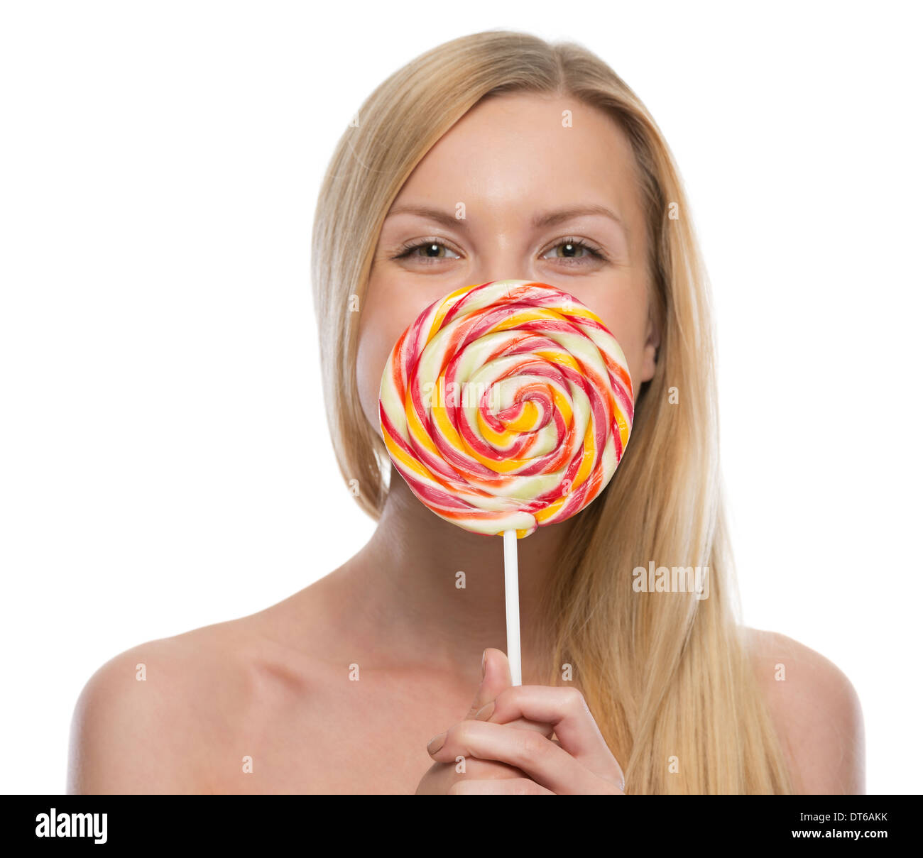 Girl hiding candy hi-res stock photography and images - Alamy