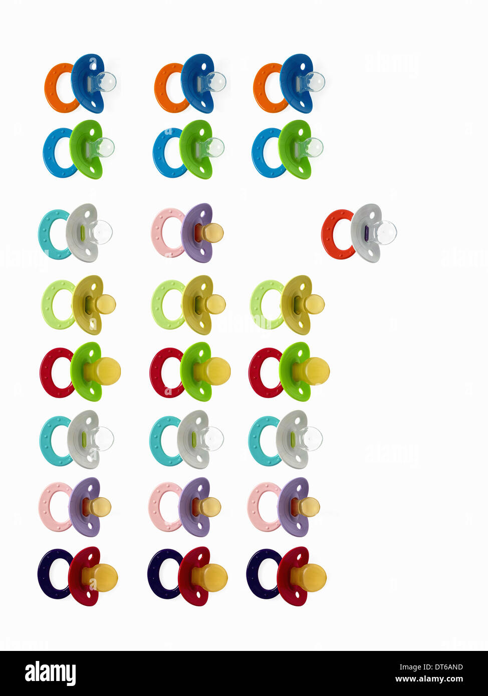 Baby pacifiers hi-res stock photography and images - Alamy