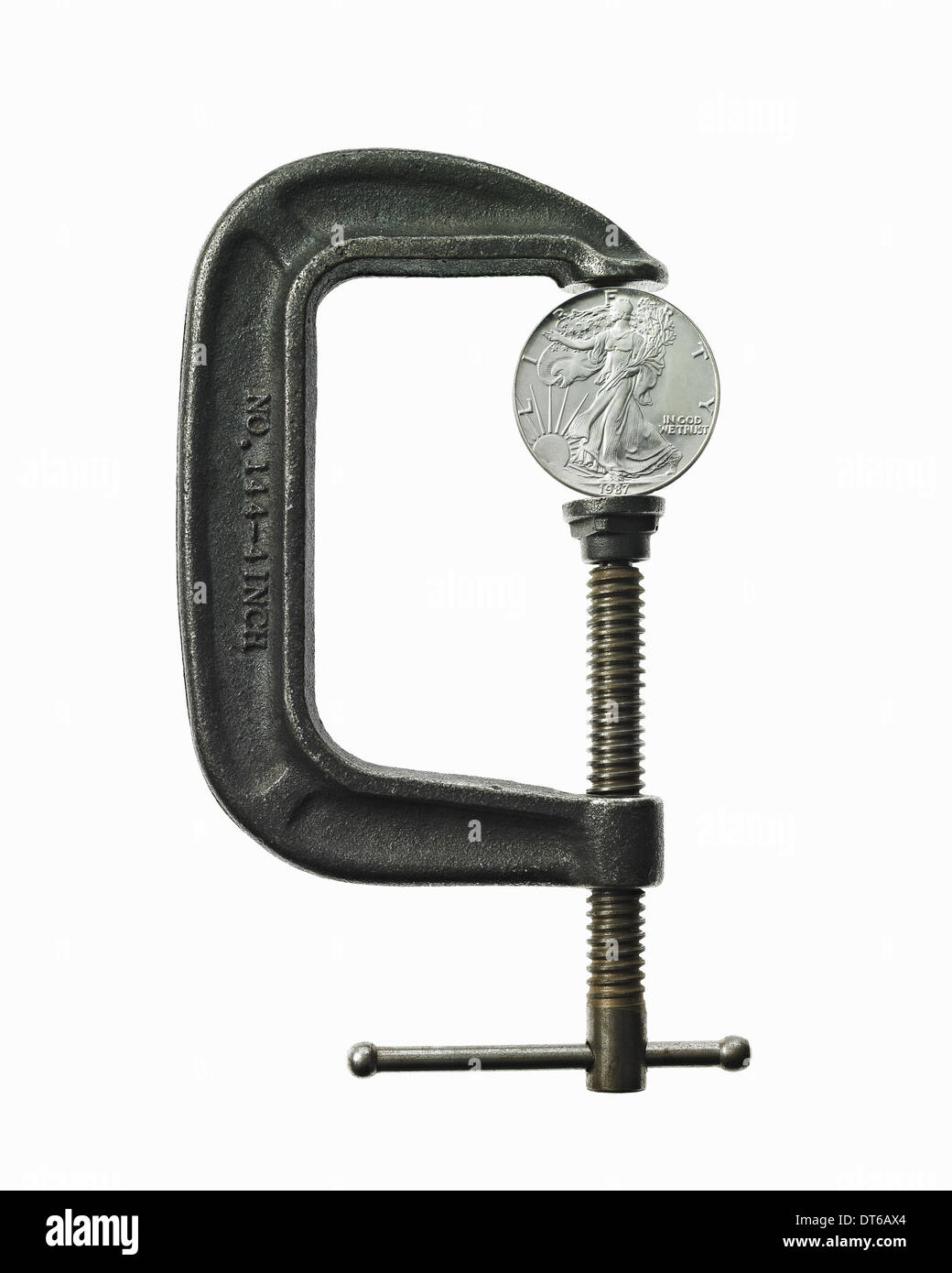 Concept of clamp Cut Out Stock Images & Pictures - Alamy