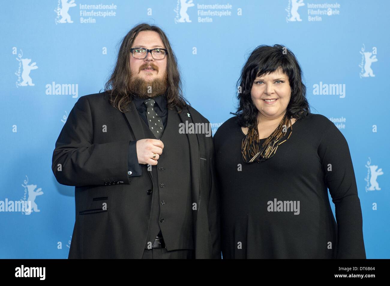 Berlin, Germany. 10th Feb, 2014. (L-R) Directors Iain Forsyth and Jane ...