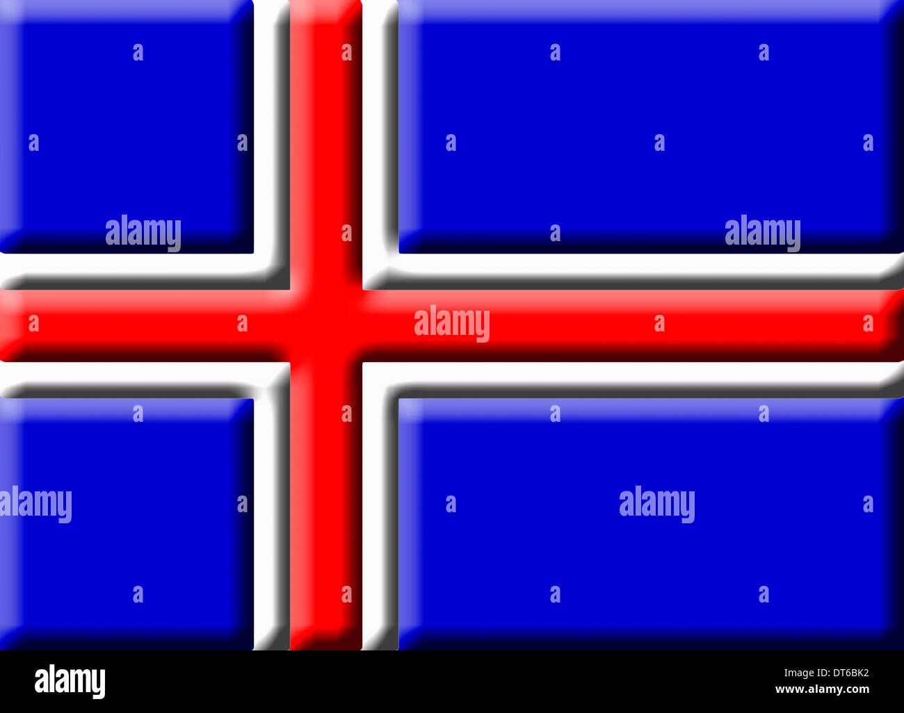 Iceland - national flag Stock Photo - Alamy