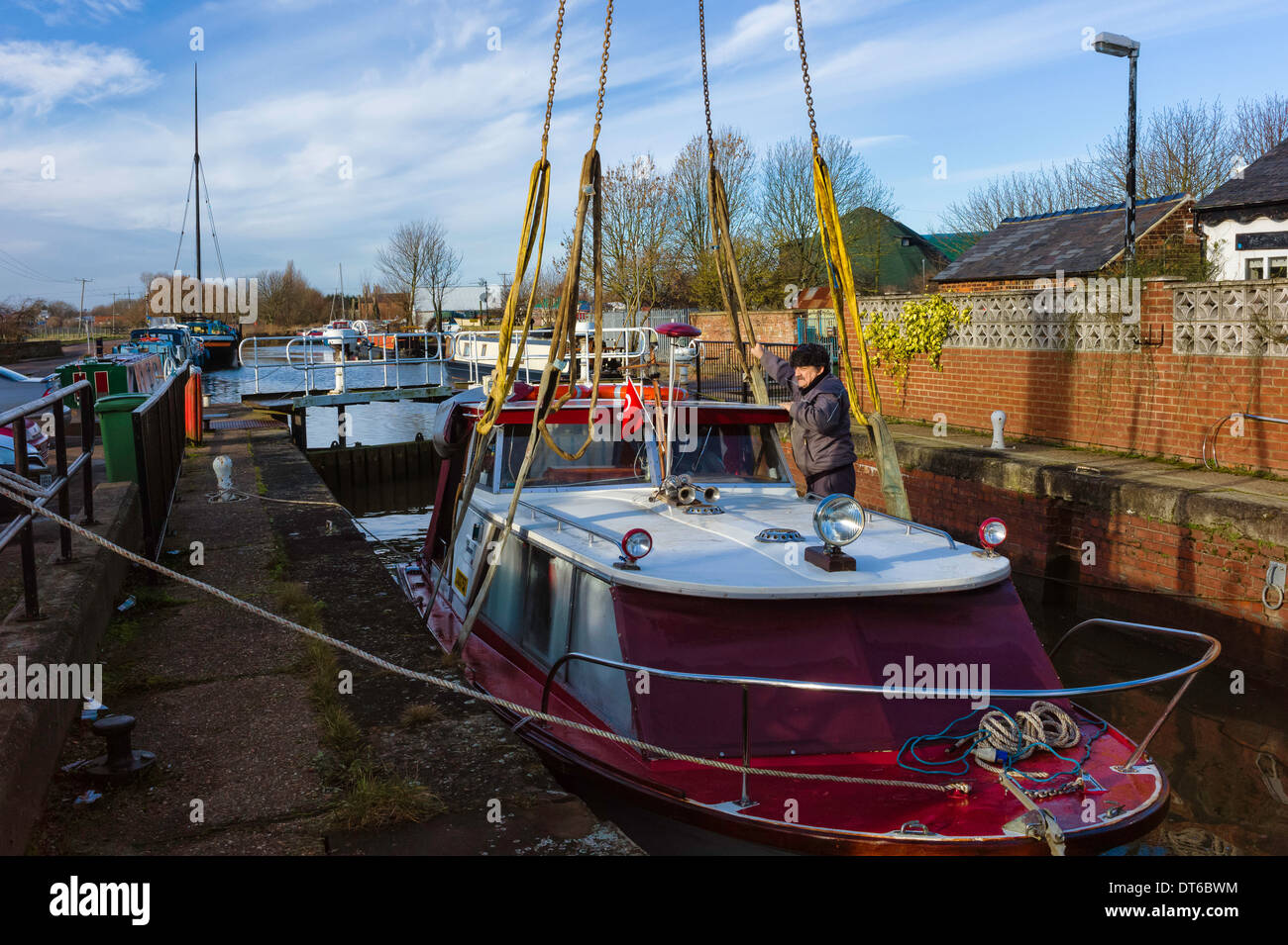 Man riding boat hi-res stock photography and images - Alamy