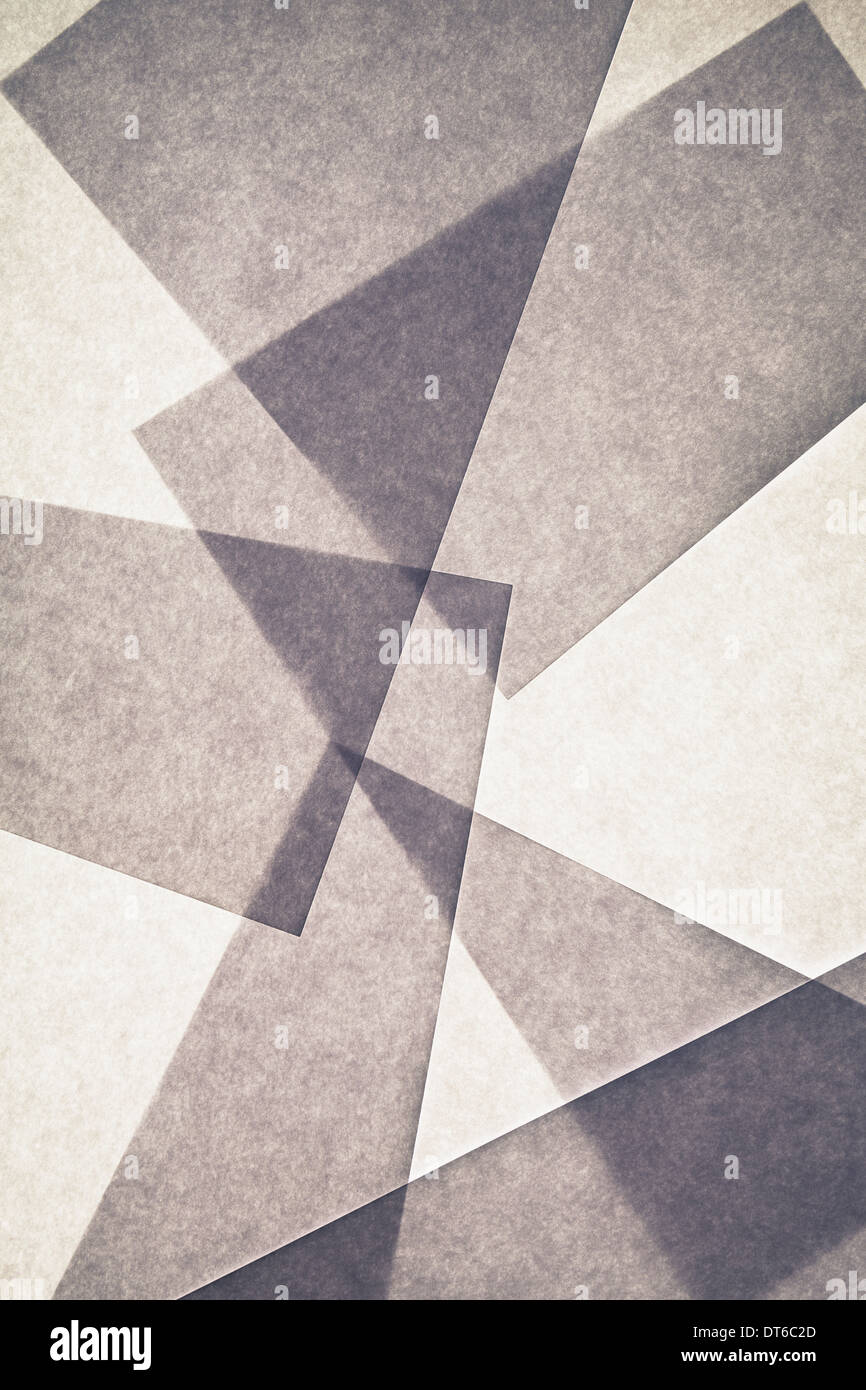 Overlapping pieces of recycled paper Stock Photo - Alamy