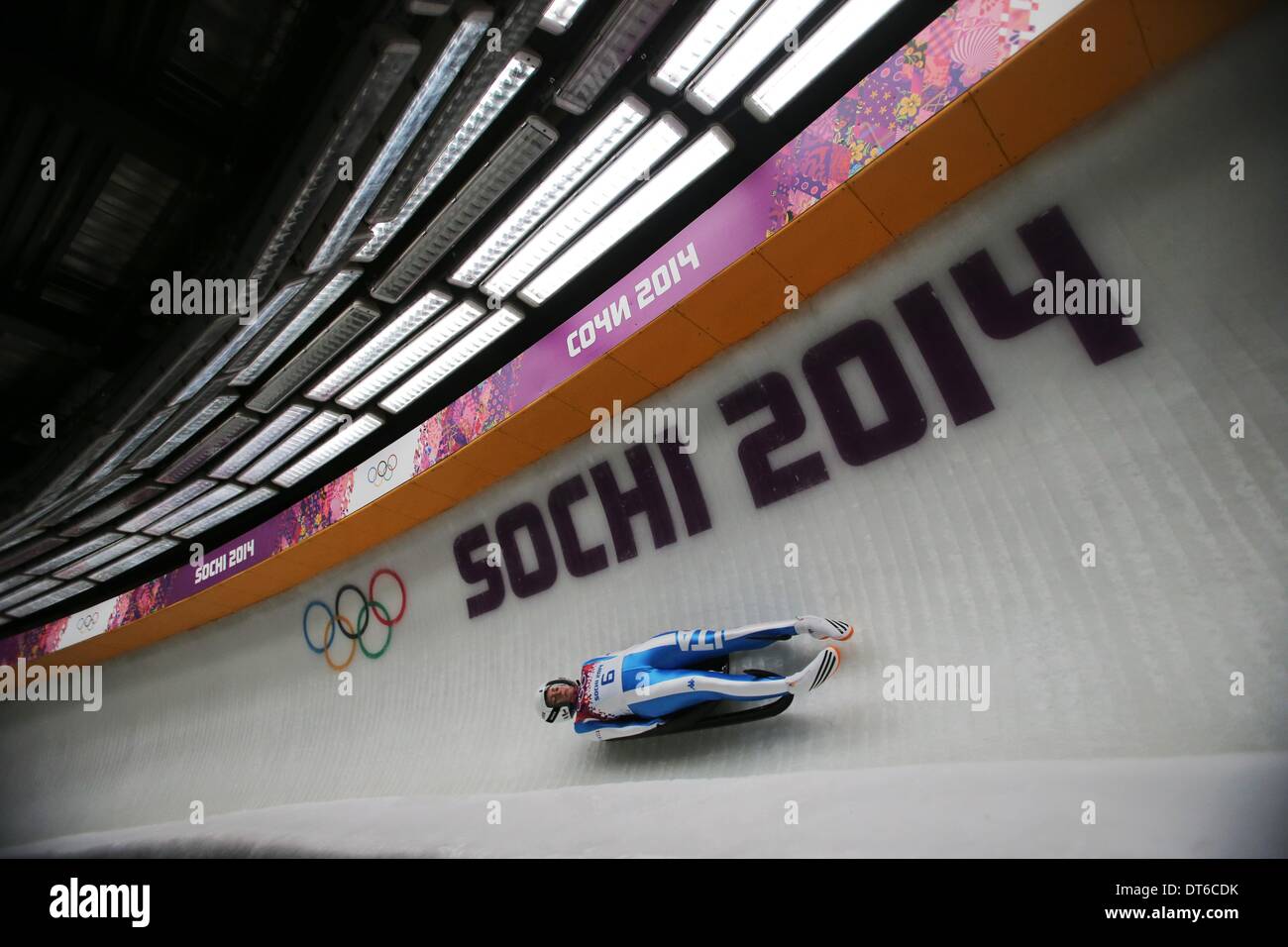 Sandra Gasparini of Italy in action during the Women's Singles Run in ...