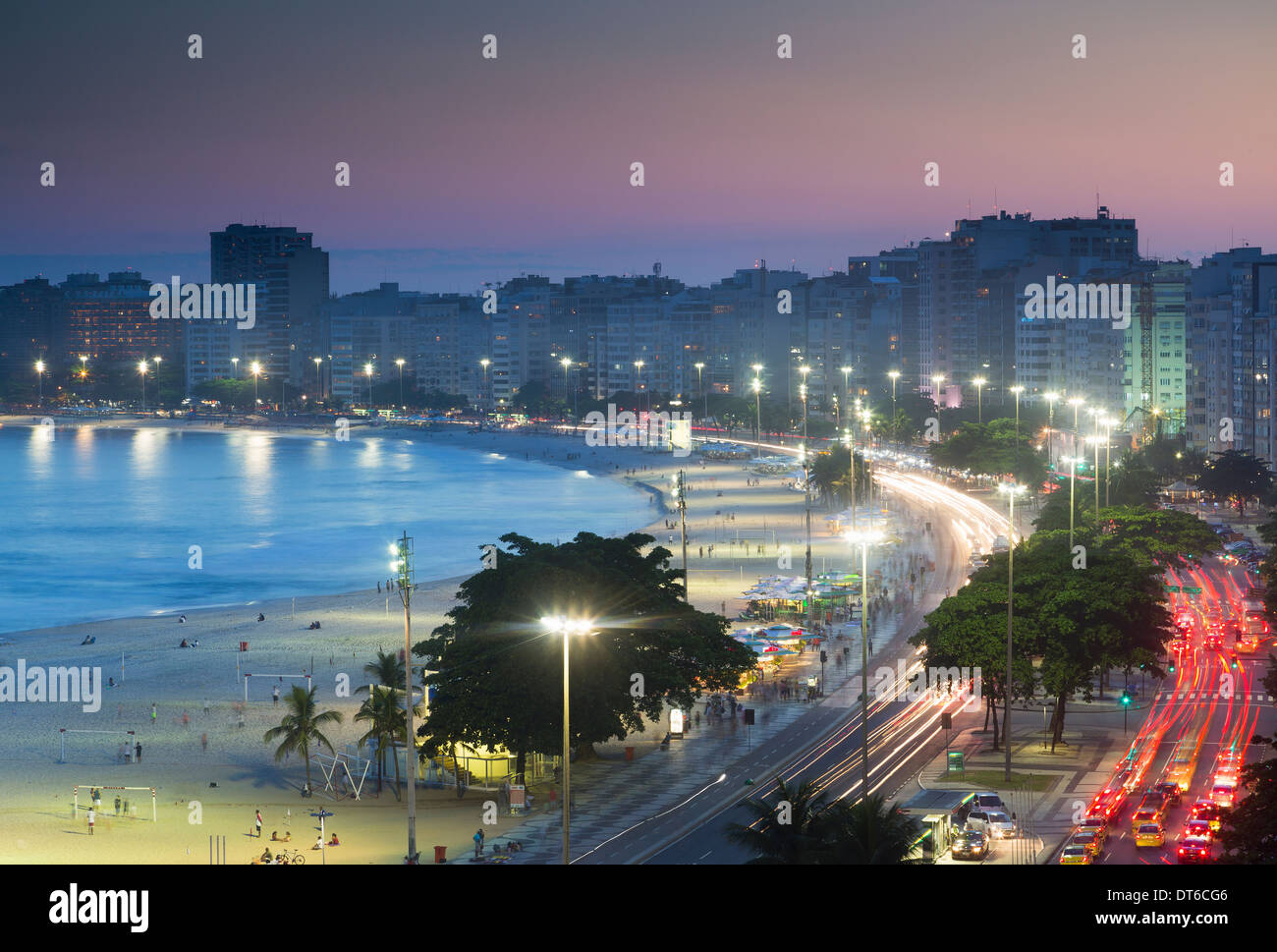 Rio copacabana night hi-res stock photography and images - Alamy