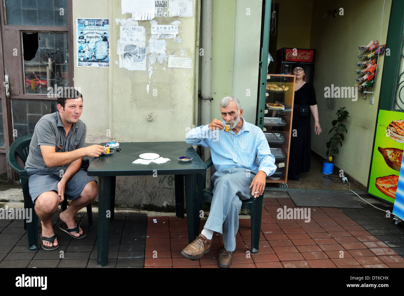 Georgian man drinking hi-res stock photography and images - Alamy
