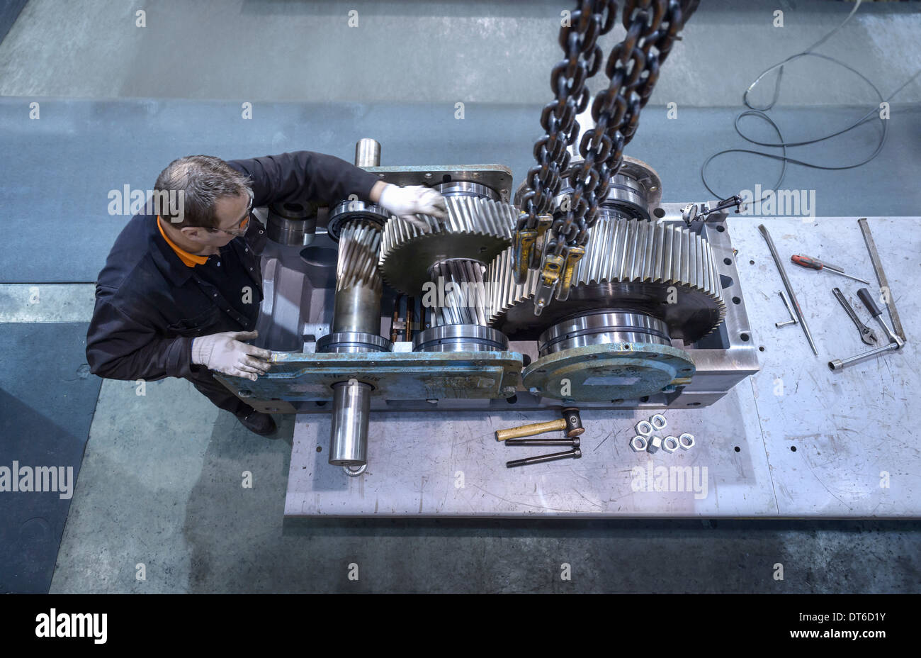 Overhead industrial hi-res stock photography and images - Alamy