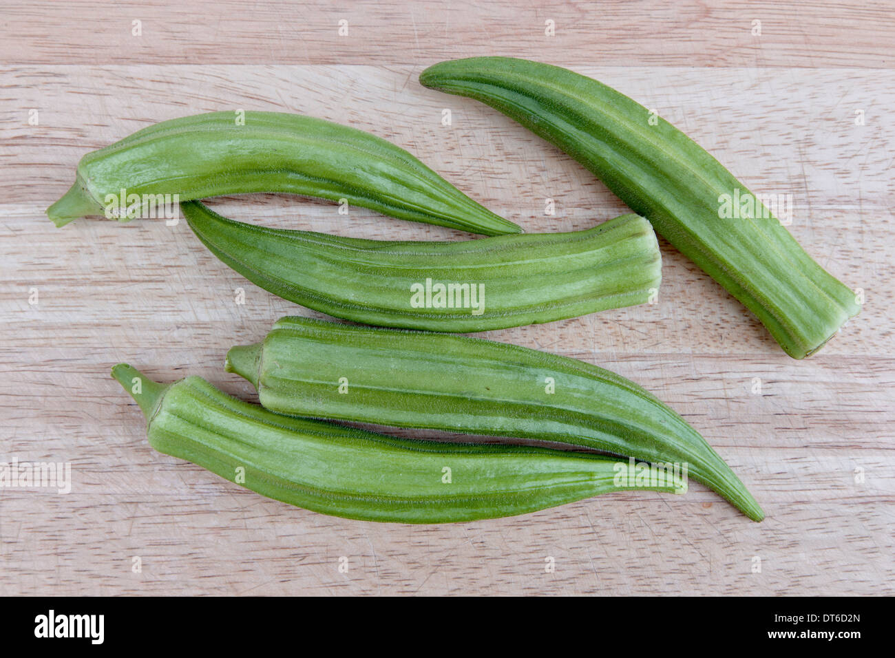 Okra pod hi-res stock photography and images - Alamy