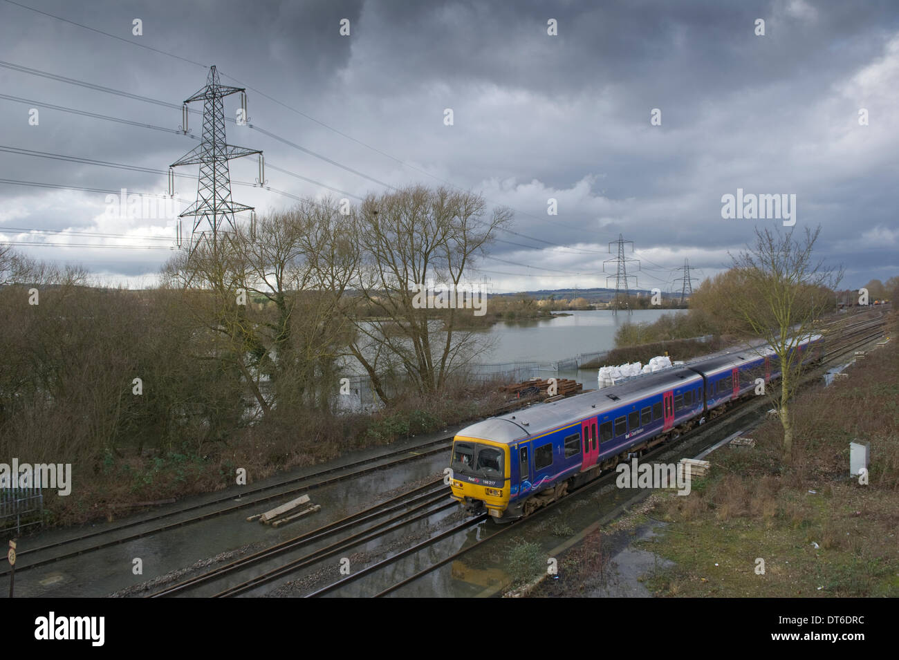Rail flood hi-res stock photography and images - Alamy