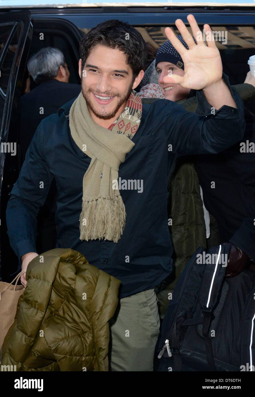 New York, NY, USA. 10th Feb, 2014. Tyler Posey at talk show appearance ...