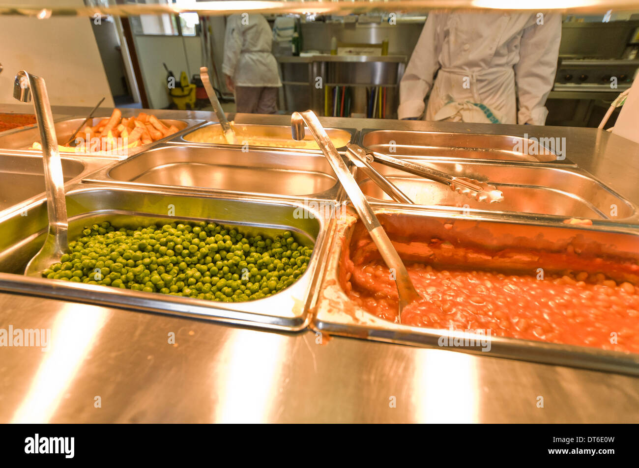 Self service bain-marie in a canteen Stock Photo: 66525561 - Alamy