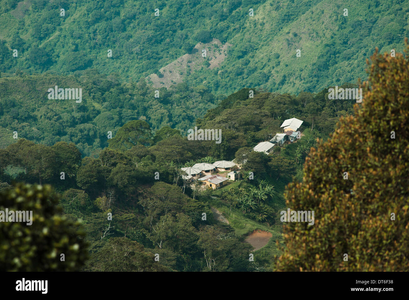 Village in the sierra nevada de santa marta northern colombia Stock ...