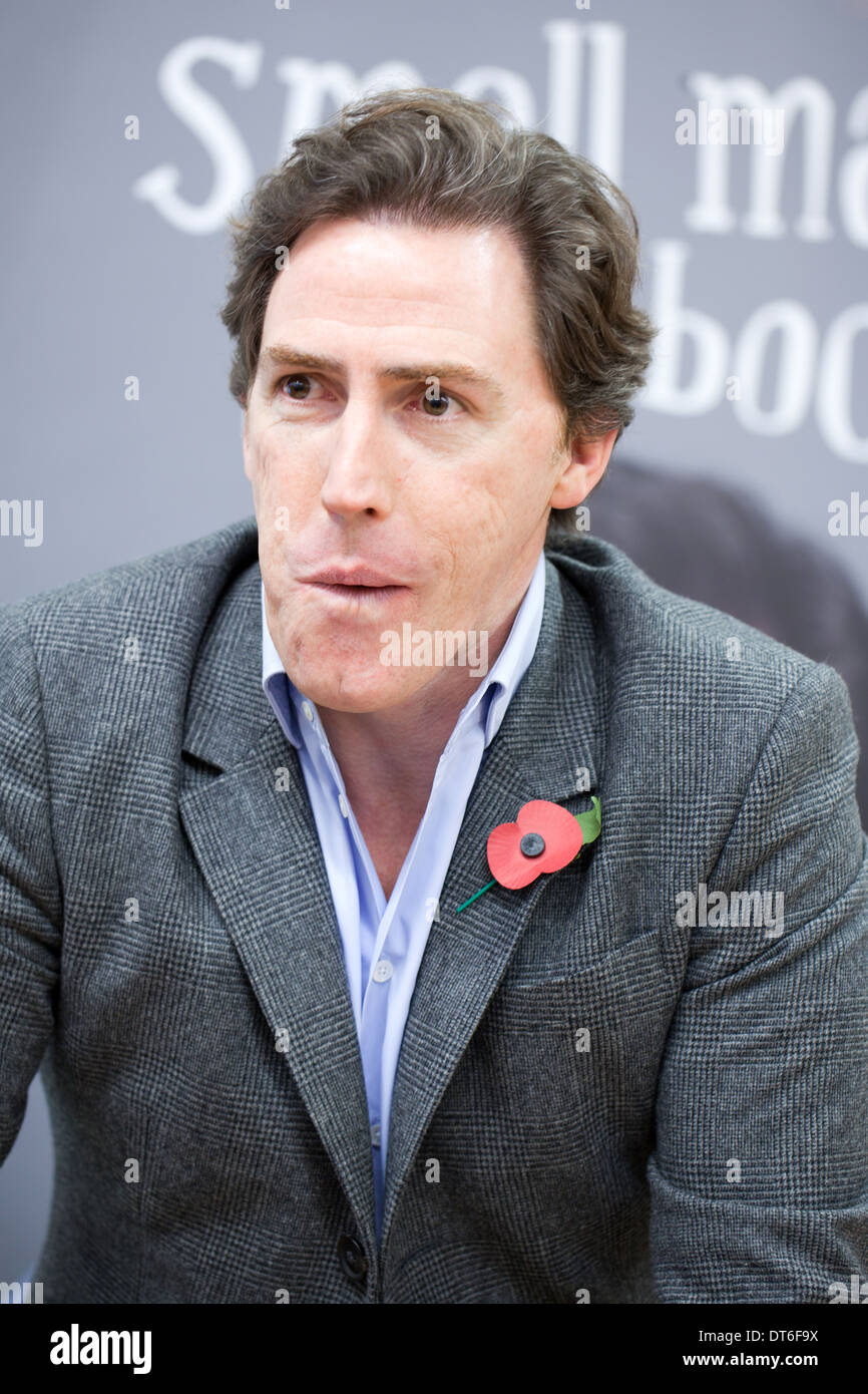 Rob Brydon MBE ,Welsh Actor,during Book Signing "Small Man In A Book ...