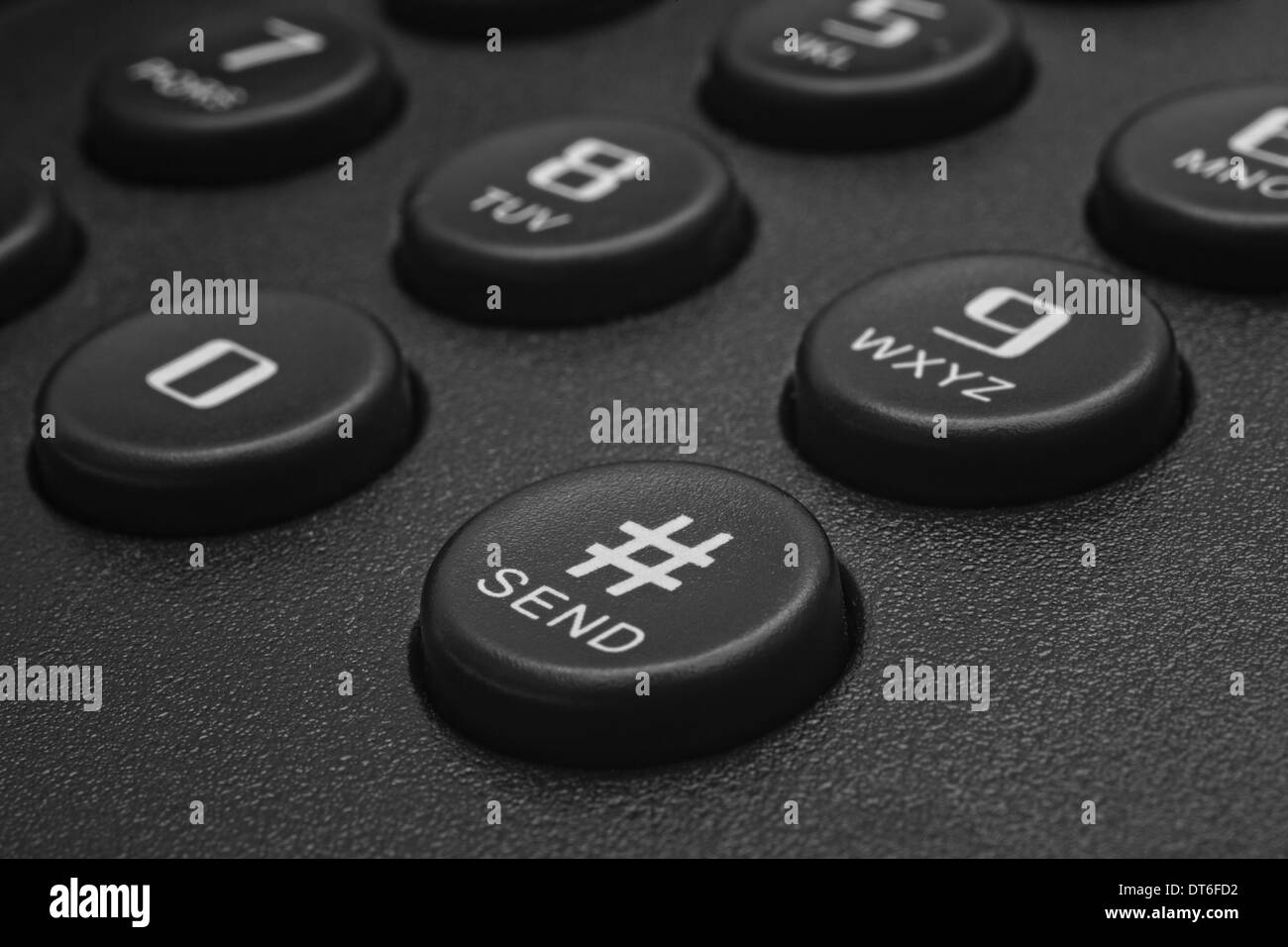 Numbers send Black and White Stock Photos & Images - Alamy