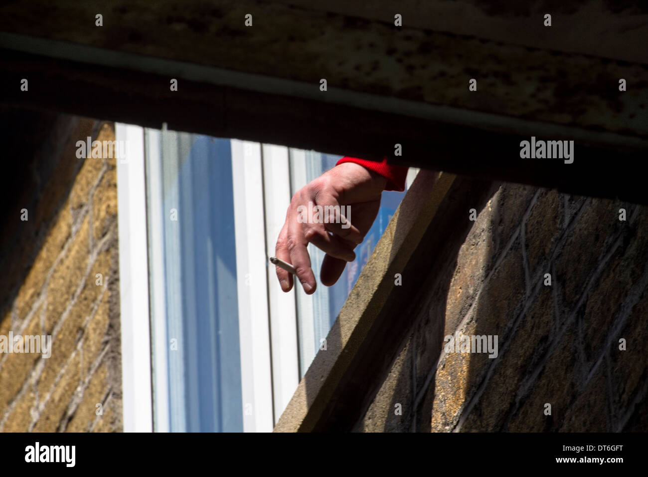 The smoker at the window hi-res stock photography and images - Alamy