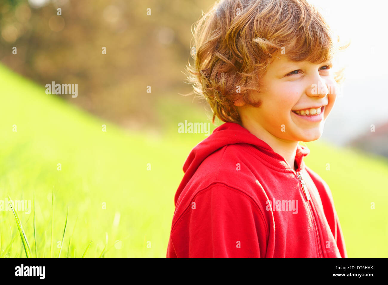 Young boy in red clothing hi-res stock photography and images - Alamy