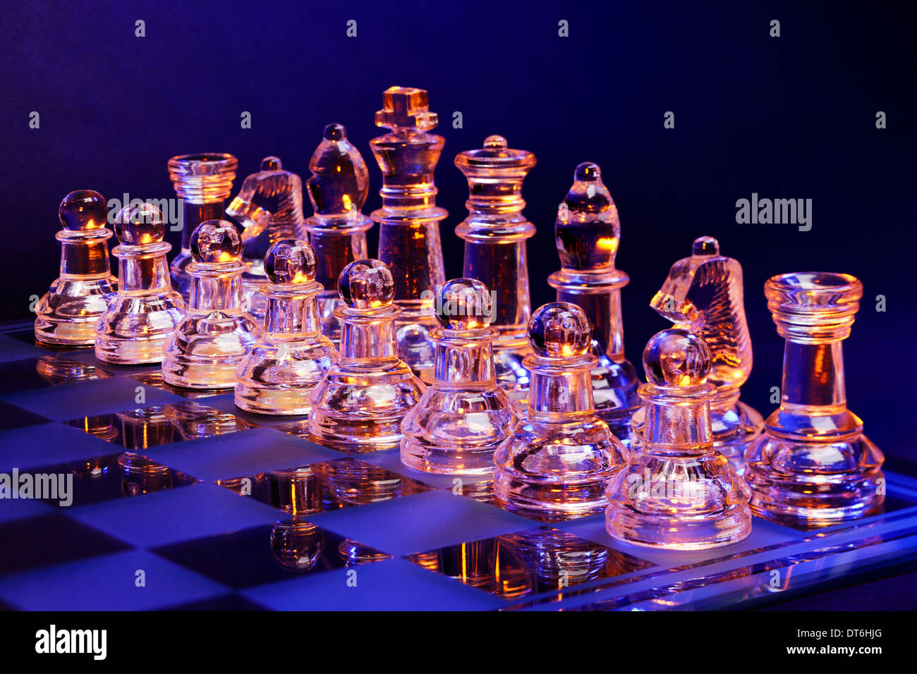 Blue chessboard hi-res stock photography and images - Alamy