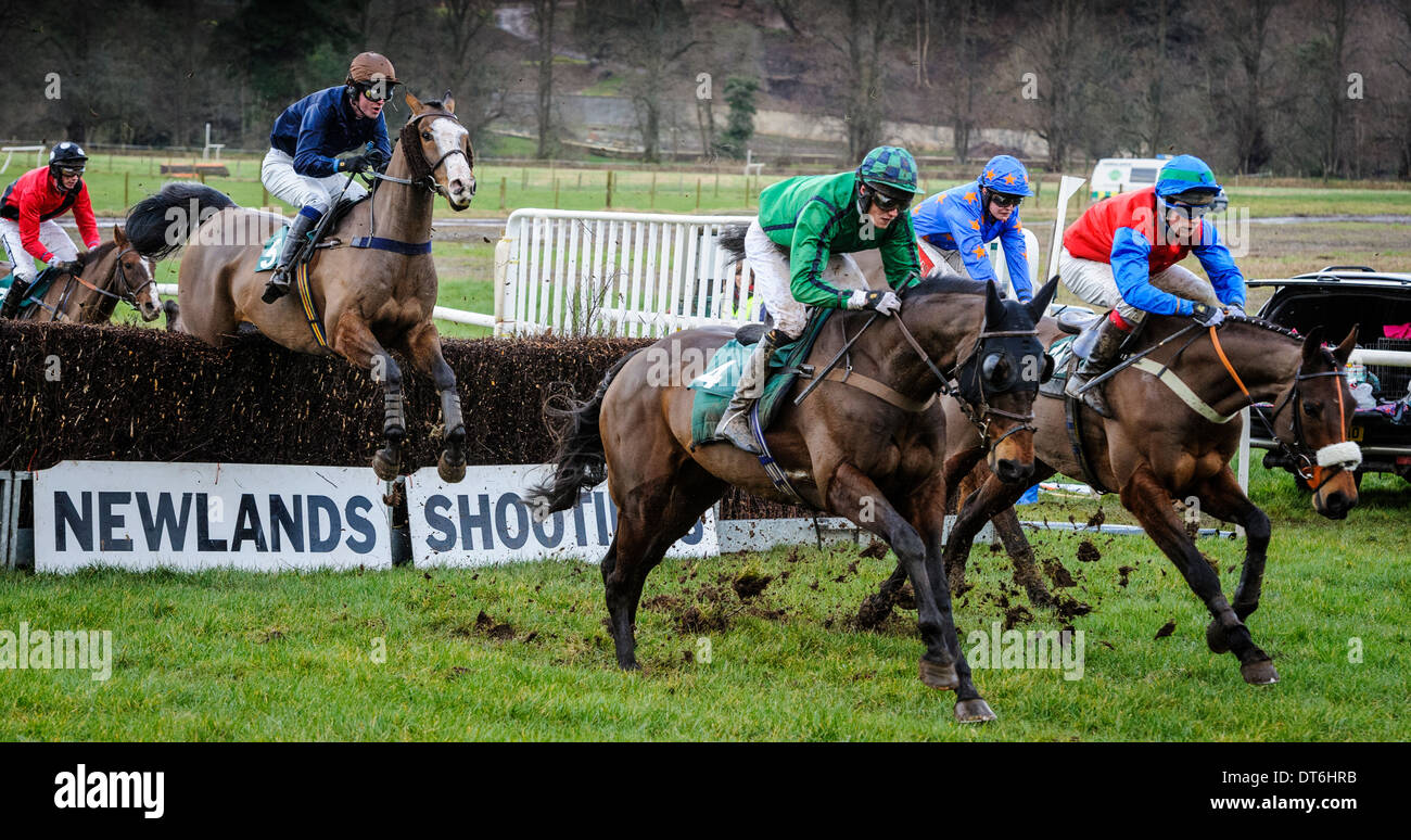 Point point racing overton farm hi-res stock photography and images - Alamy