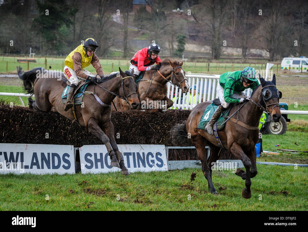 Point to point racing at Overton Farm, Crossford, South Lanarkshire ...