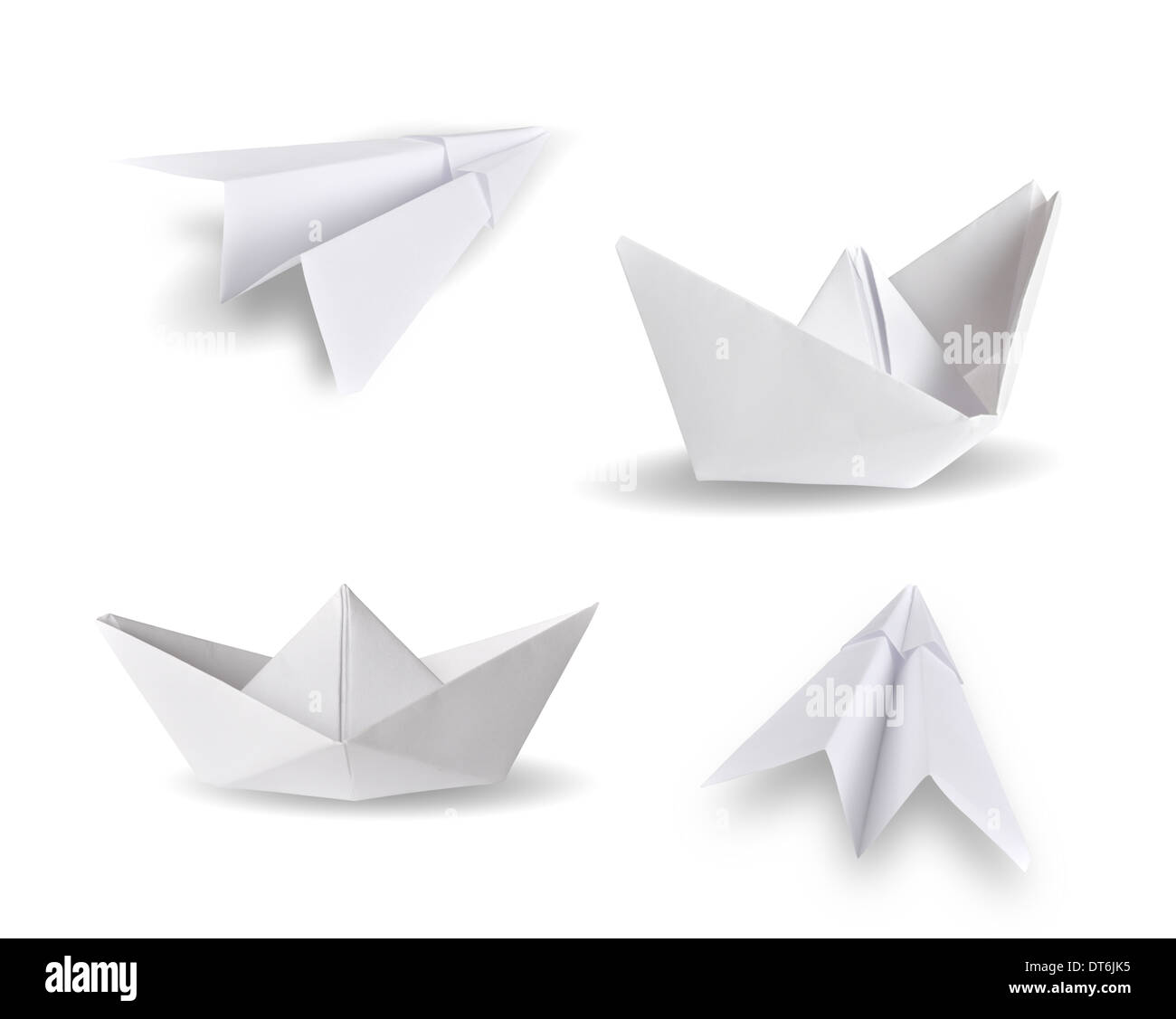 White grey boat Cut Out Stock Images & Pictures - Alamy