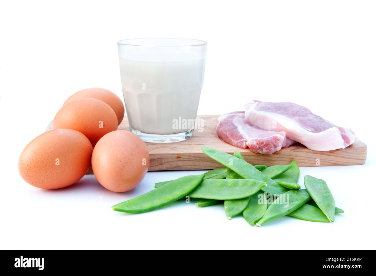 Protein foods meat Cut Out Stock Images & Pictures - Alamy