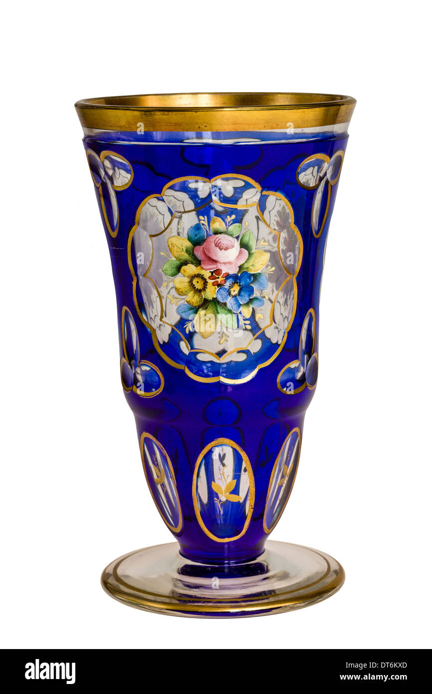 Old glass vase Stock Photo - Alamy