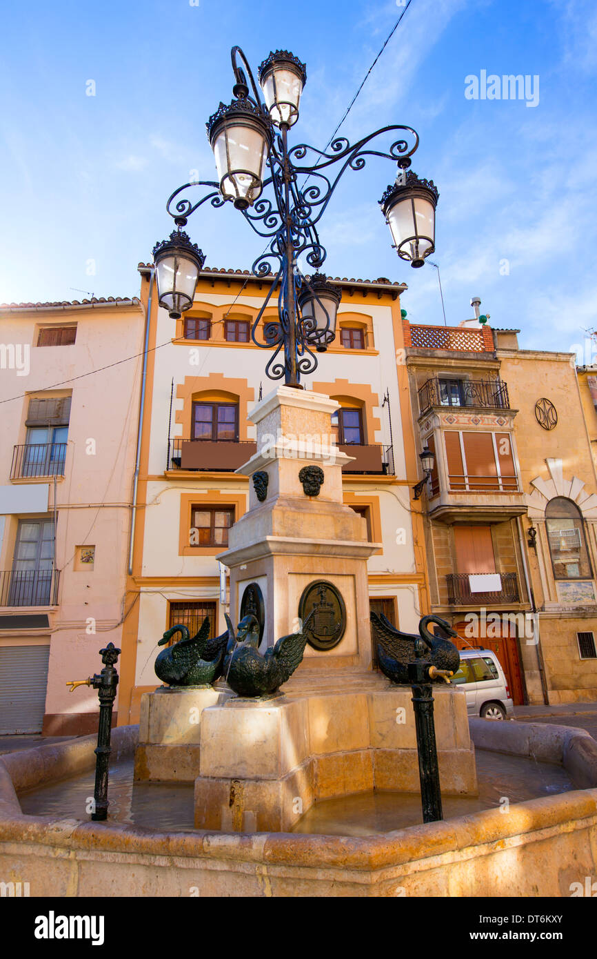 Segorbe Plaza Cueva Santa square in Castellon at Spain Valencian ...