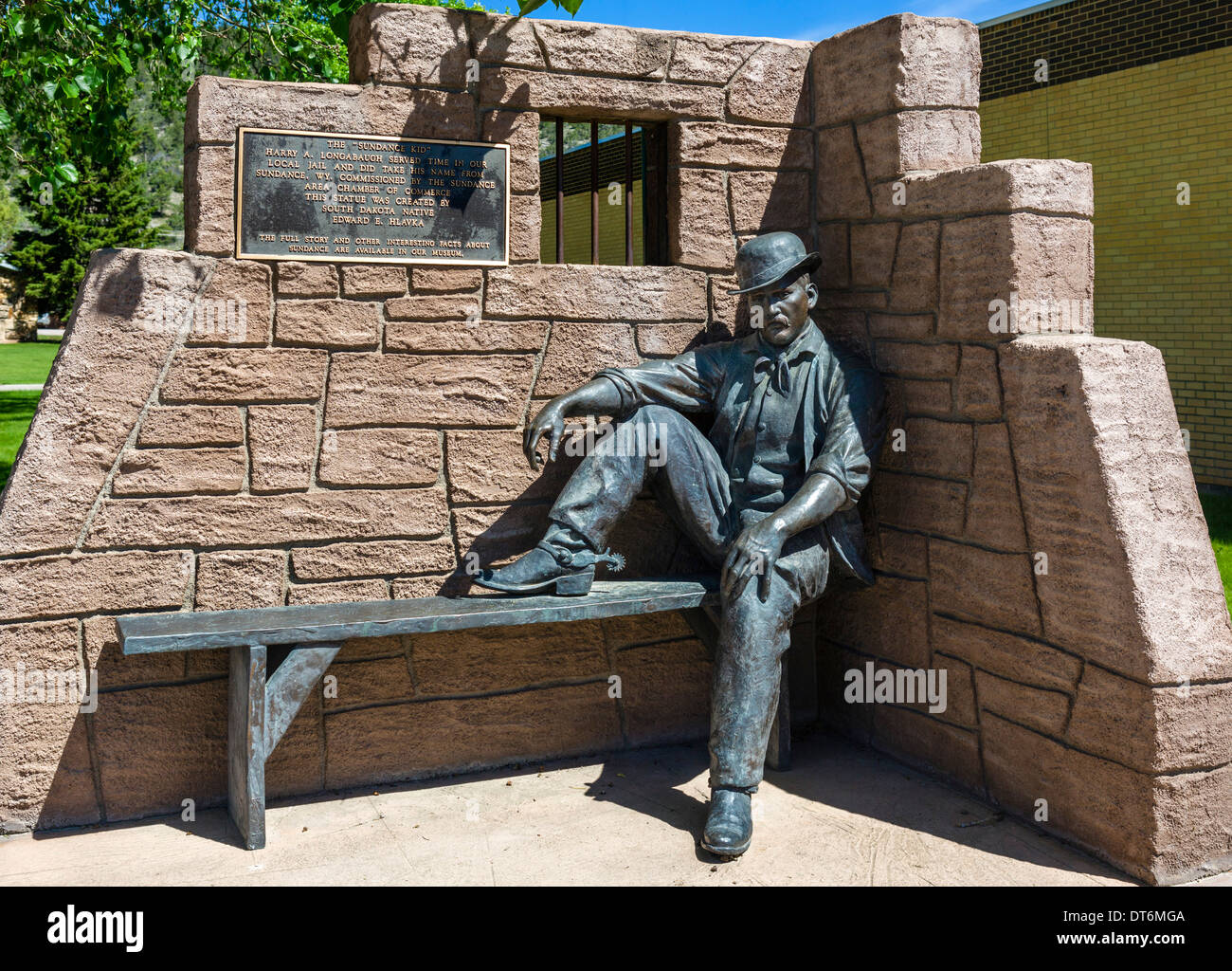 Edward Hlavka's statue of the outlaw The Sundance Kid (Harry A ...
