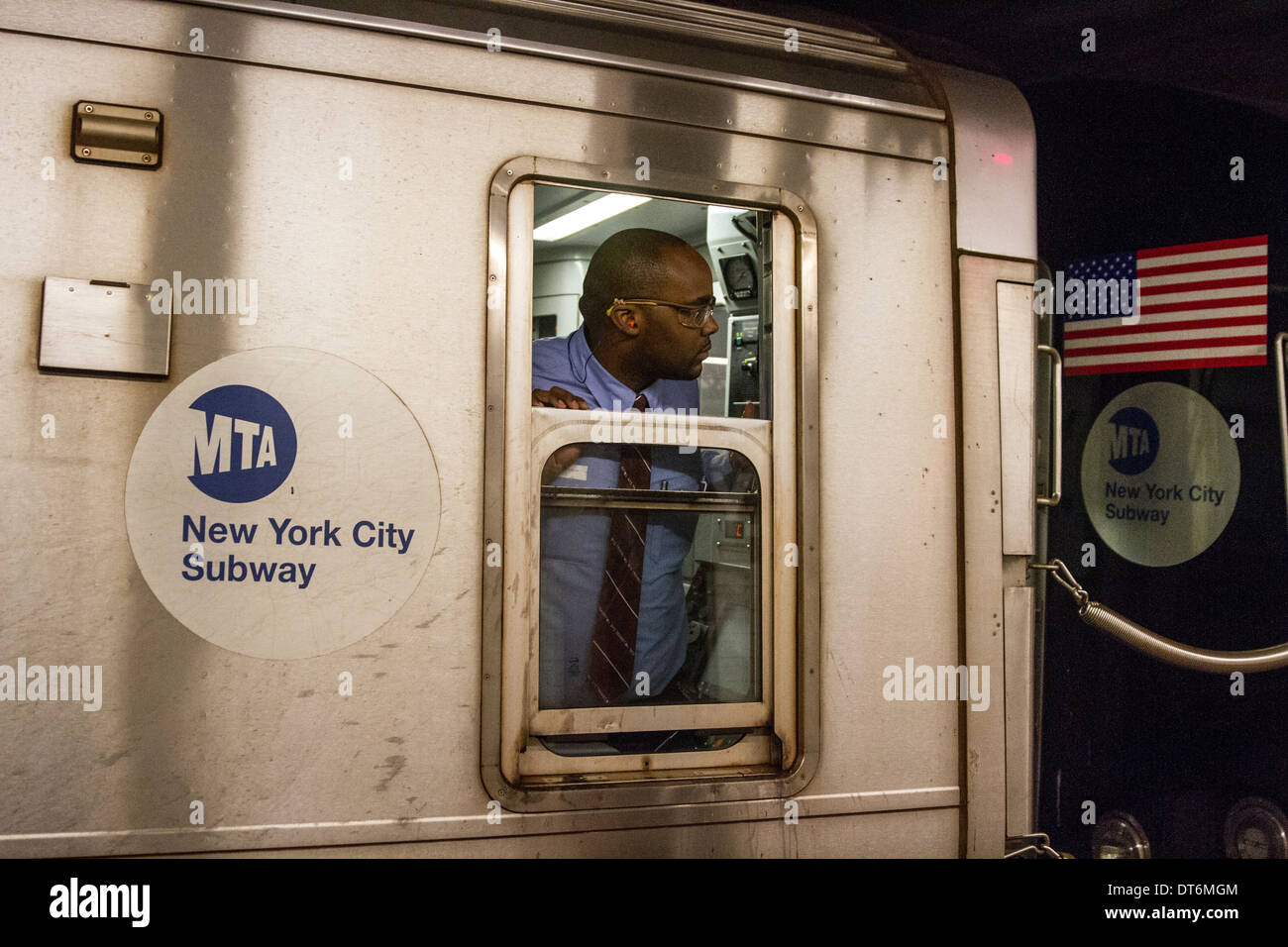 Subway train driver hi-res stock photography and images - Alamy