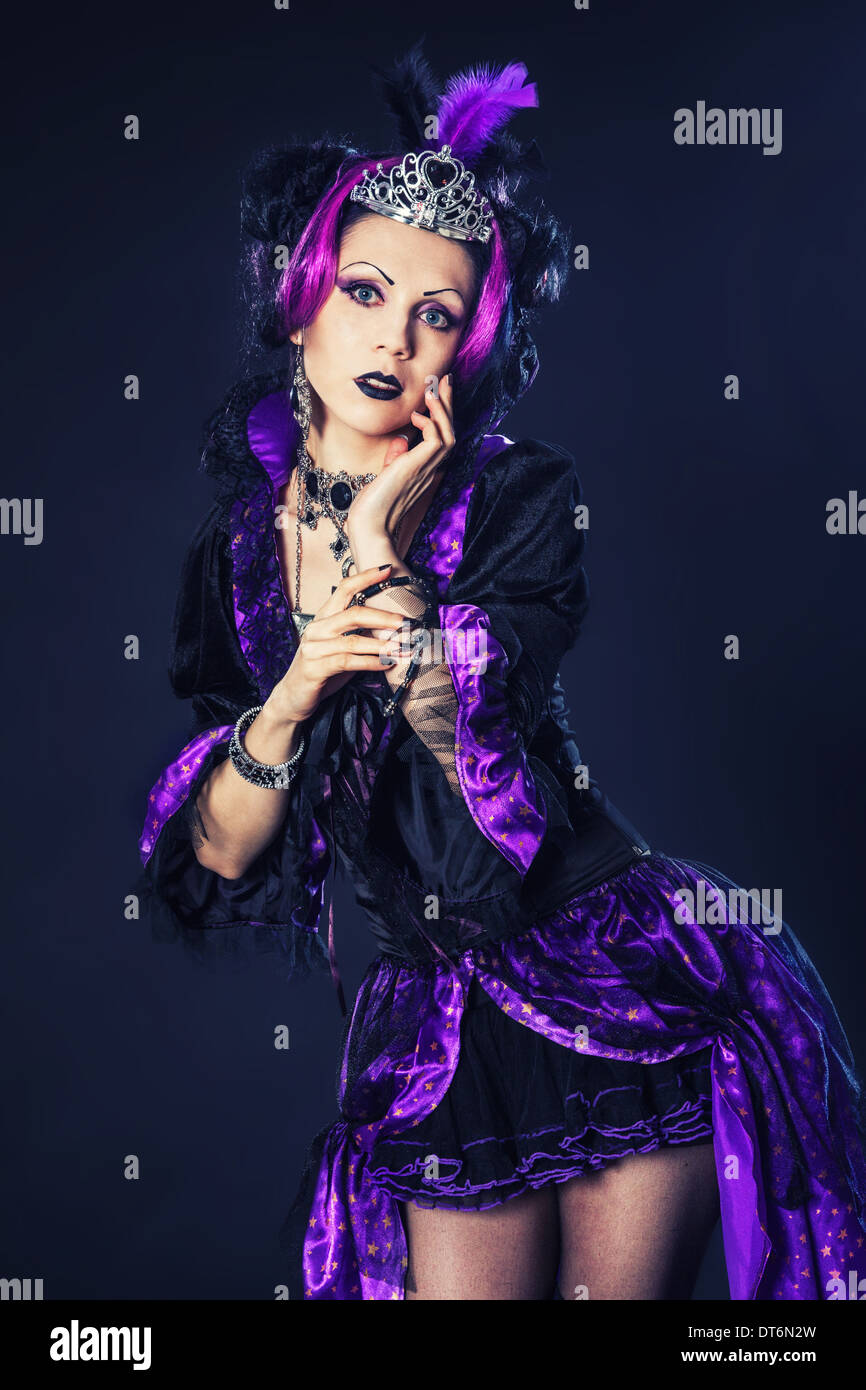 Female vampire red hair hi-res stock photography and images - Alamy