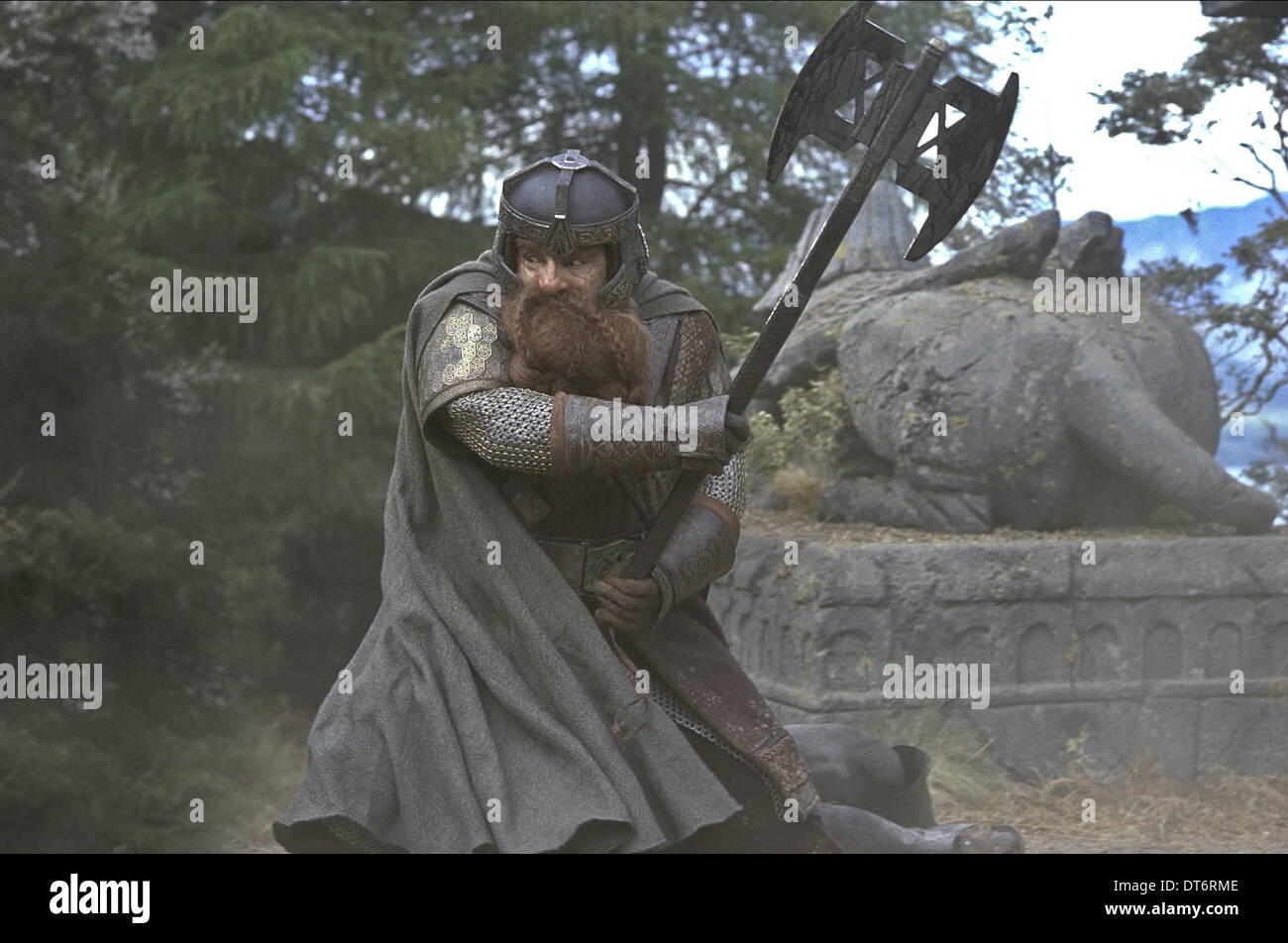 John Rhys Davies 2001 The Lord Of The Rings High Resolution Stock ...