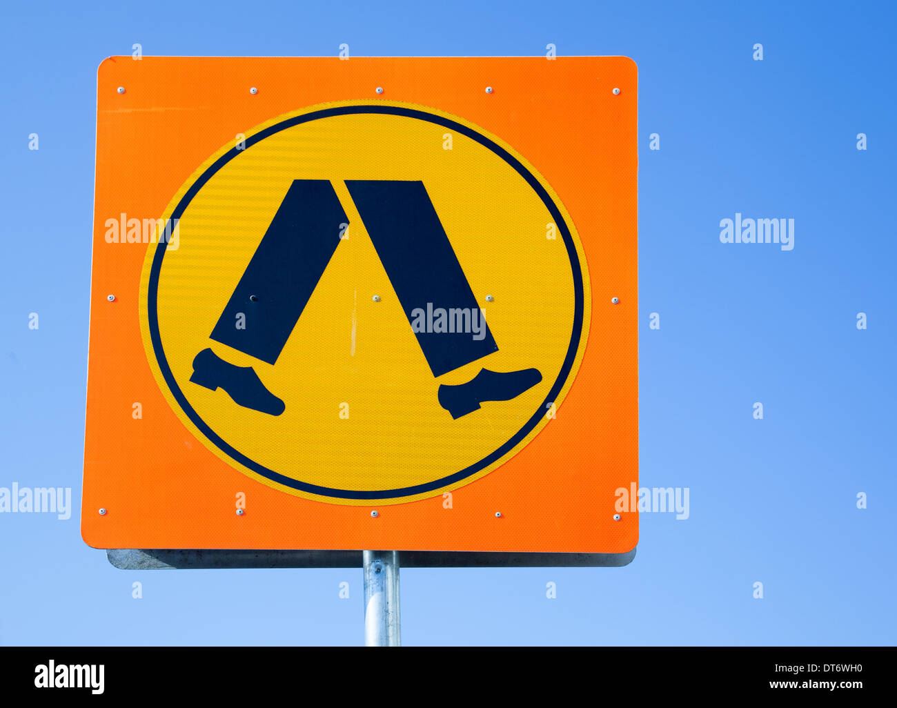 warning sign for drivers Stock Photo - Alamy