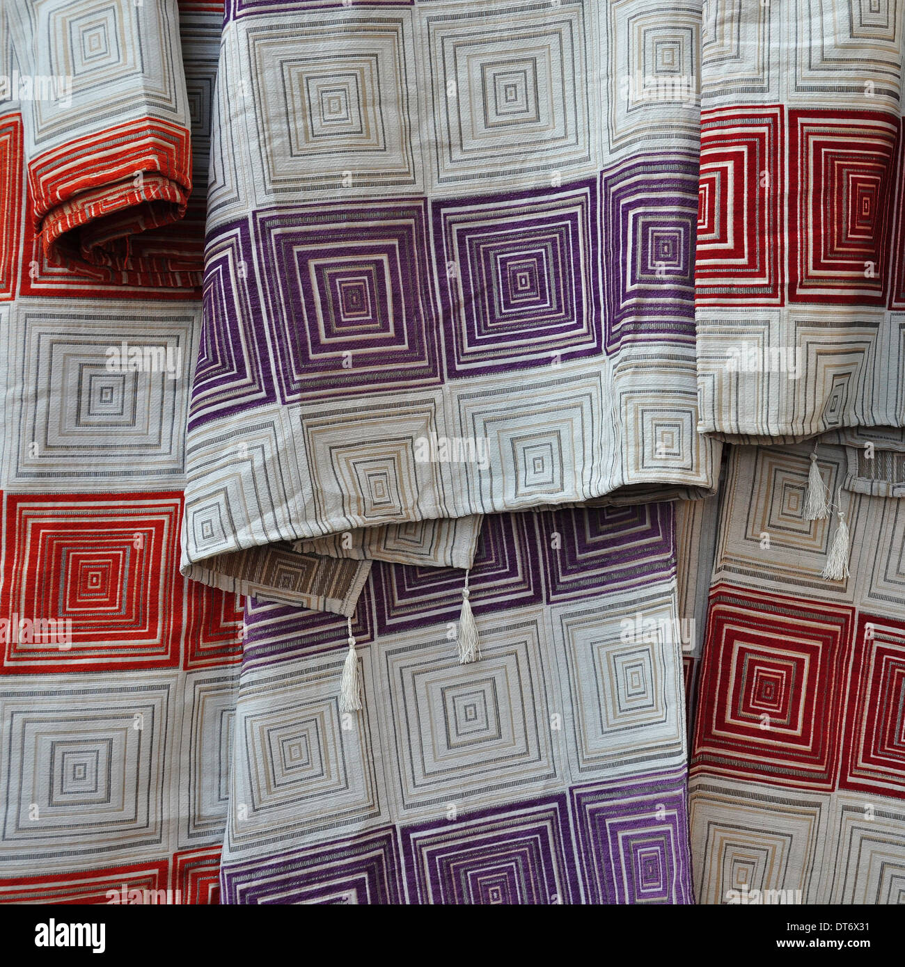 Geometric textile pattern hi-res stock photography and images - Alamy
