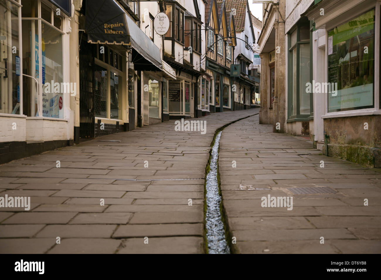 Cheap Street, in Frome, Somerset is one of Europe’s best preserved ...