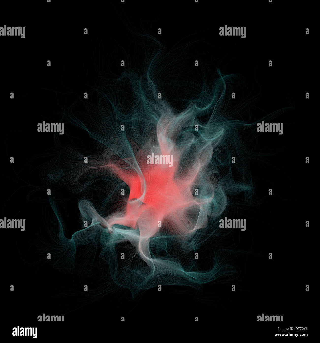 Abstract wave moving dots lines hi-res stock photography and images - Alamy