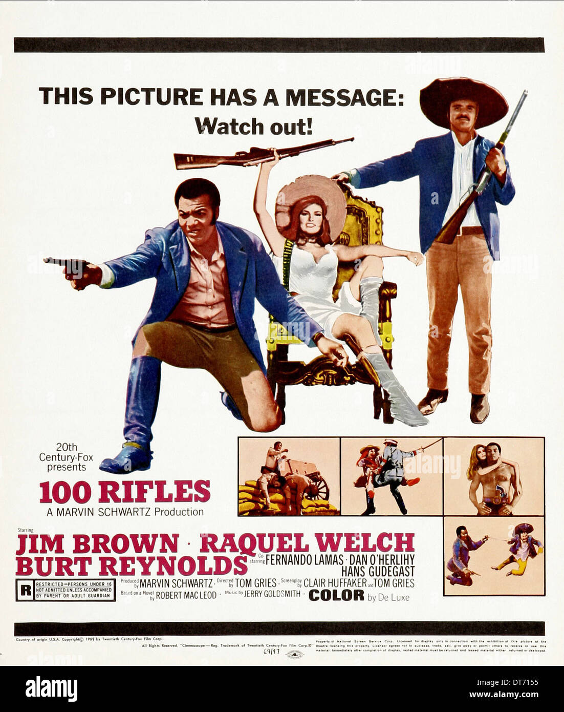 Raquel Welch 100 Rifles 1969 High Resolution Stock Photography and ...